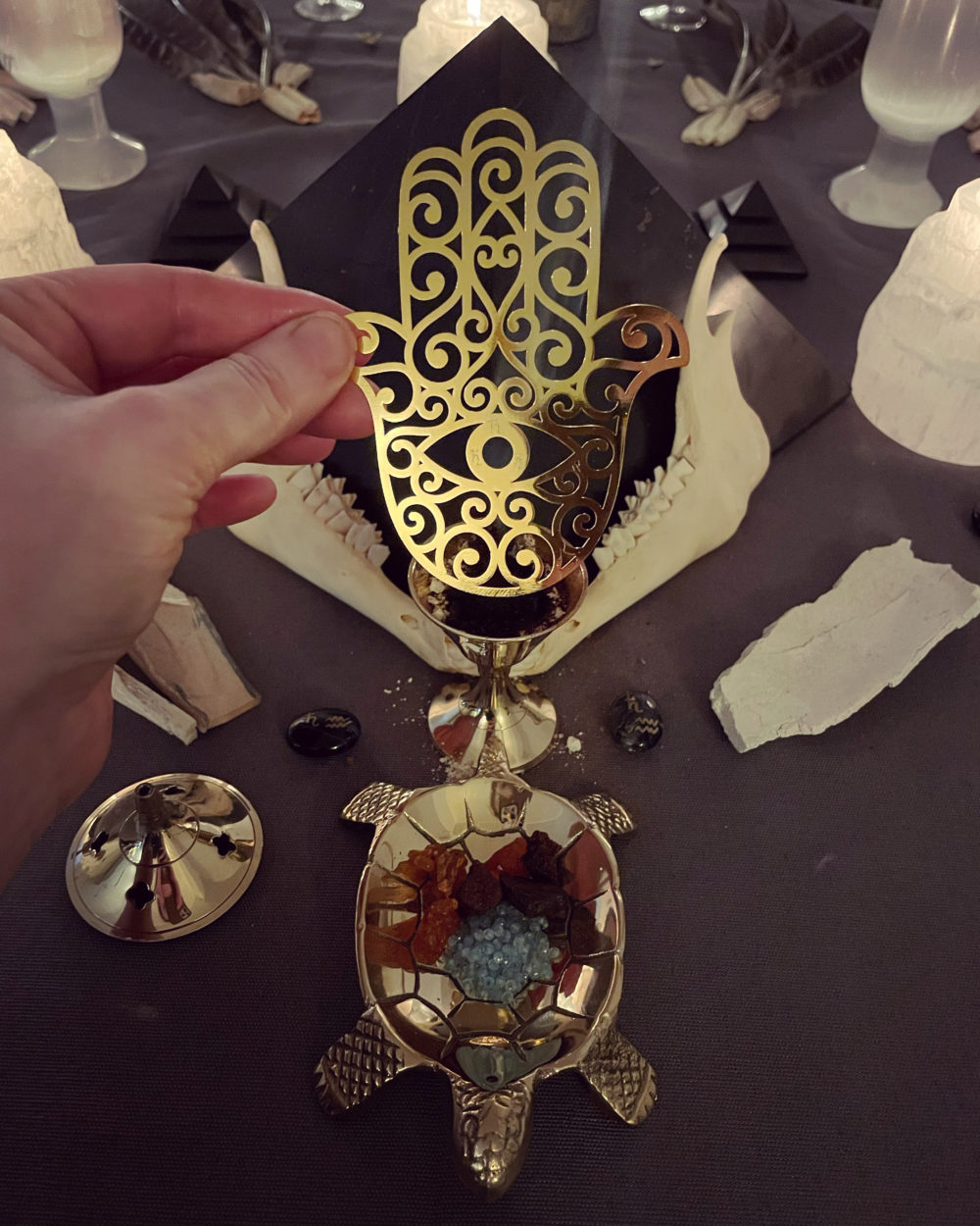Saturn in Aquarius Altar Box Sets (Includes Talisman) - Sphere + Sundry